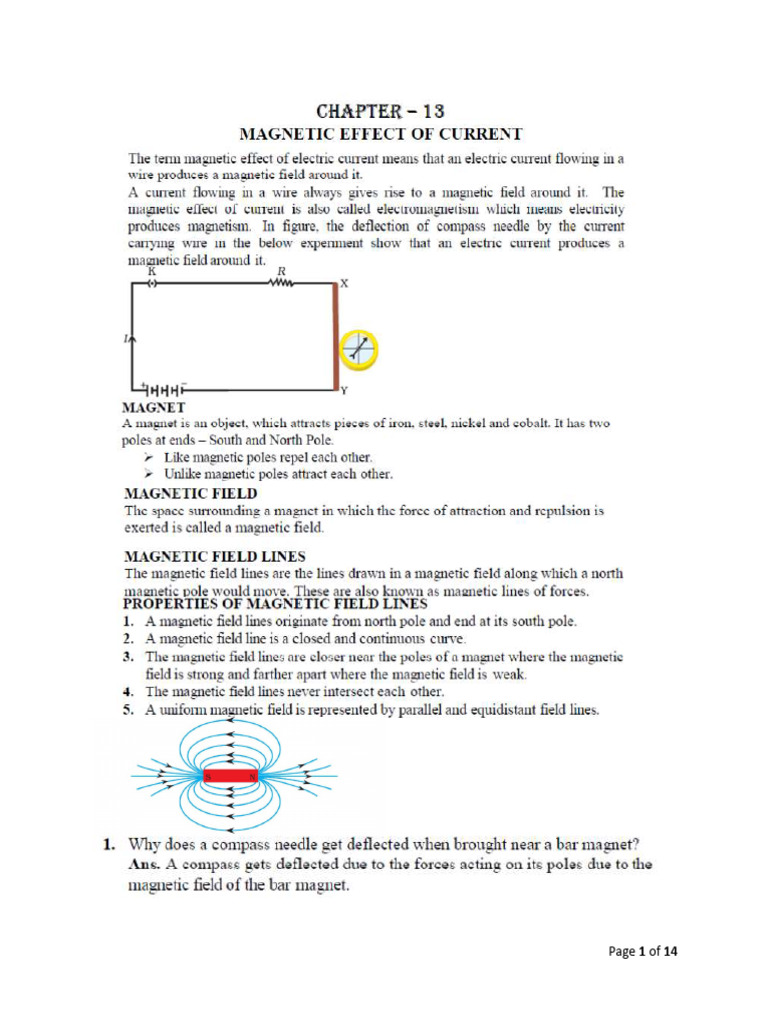 Physics: Magnetic Fields & Circuits | PDF | Magnetic Field | Electricity