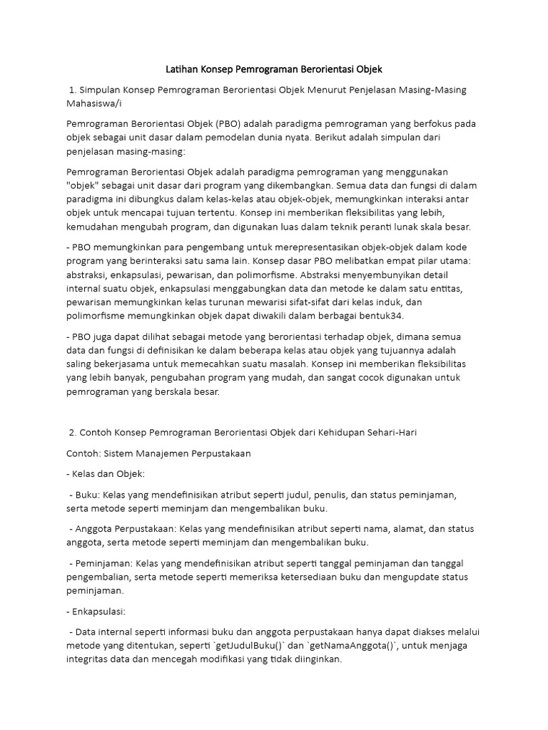Latihan Konsep Pemrograman Berorientasi Objek - P1 - Dicky Nuroctavian ...
