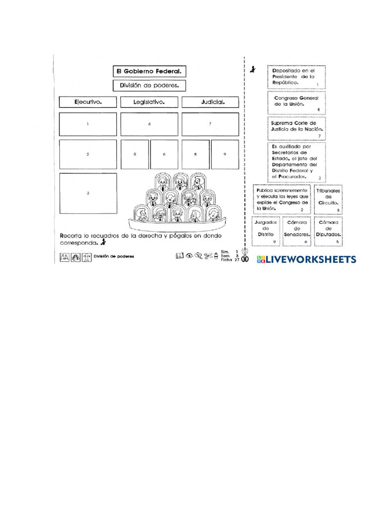 Actividad Division de Poderes | PDF