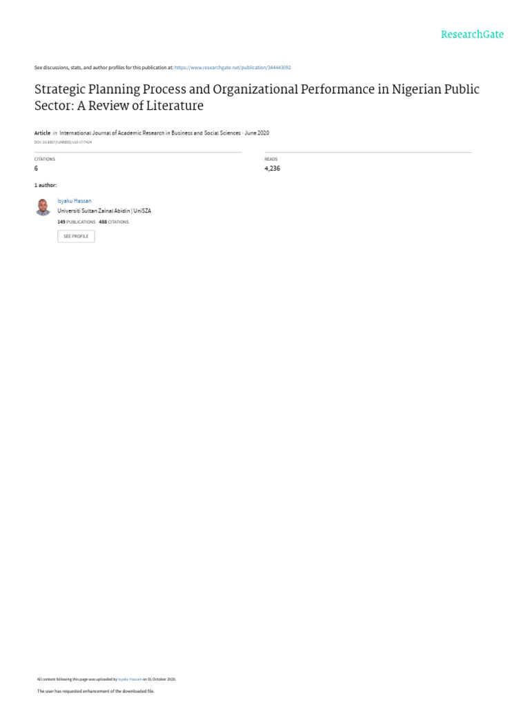 Strategic Planning Pdf Strategic Planning Strategic Management