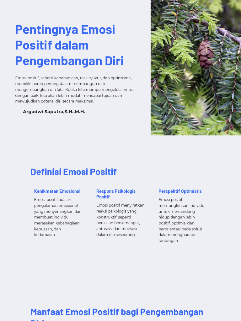 Materi 9 Emosi Positif | PDF
