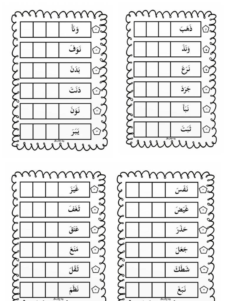 Cerakinkan Huruf Jawi | PDF