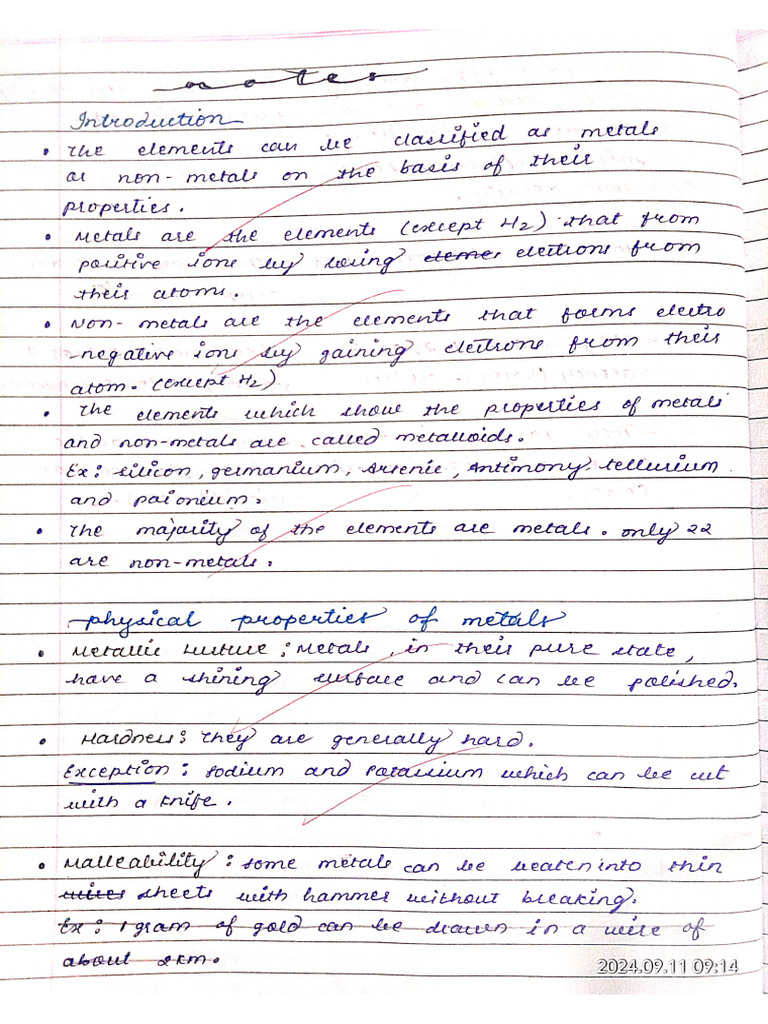 Science CH.3 Notes | PDF