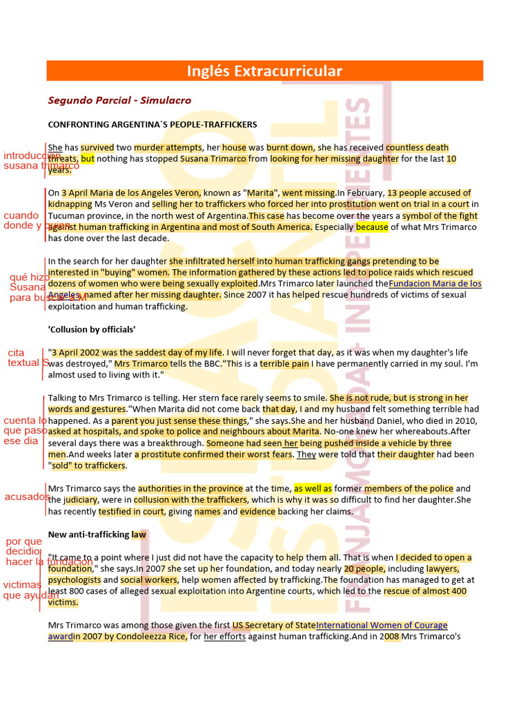 SIMULACRO SEGUNDO PARCIAL Editado | PDF | Misconduct | Organized Crime Activity