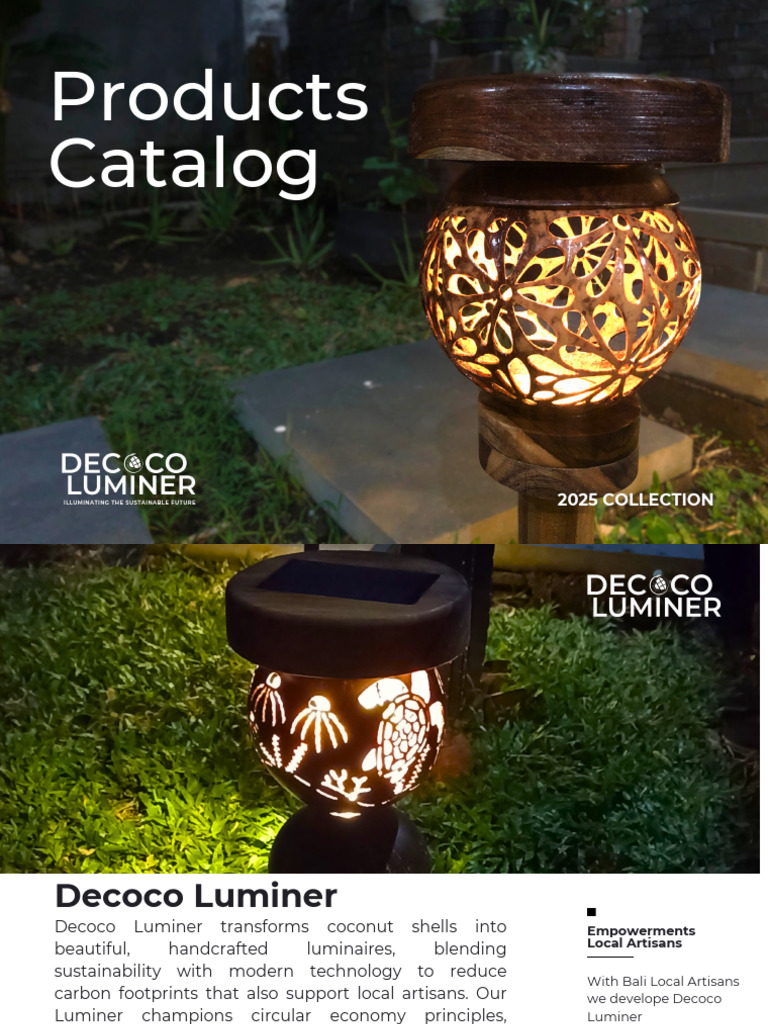 Catalog Decoco Luminer 2025 | PDF | Sustainability | Lighting