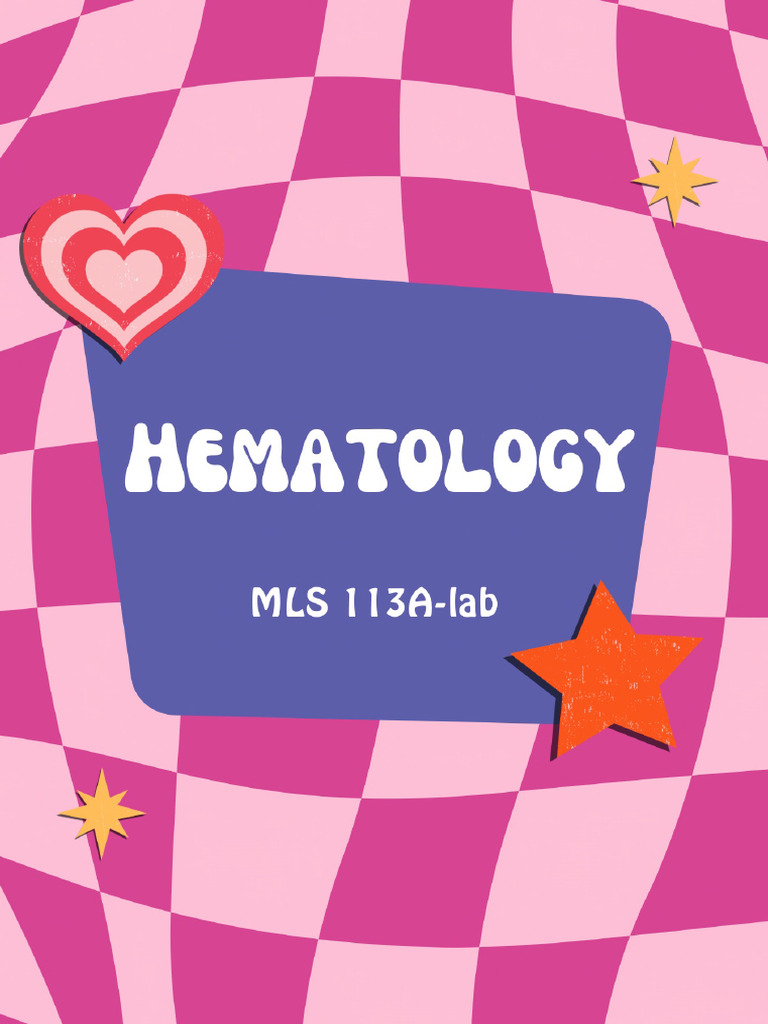 Mls 113a Lab Prelim | PDF | Hemoglobin | Anemia
