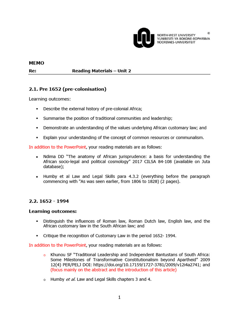 Reading Materials_Unit 2 | PDF