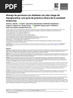 METAS DE GLUCEMIA SEGUN ADA 2025 | PDF | Diabetes | Hipoglucemia