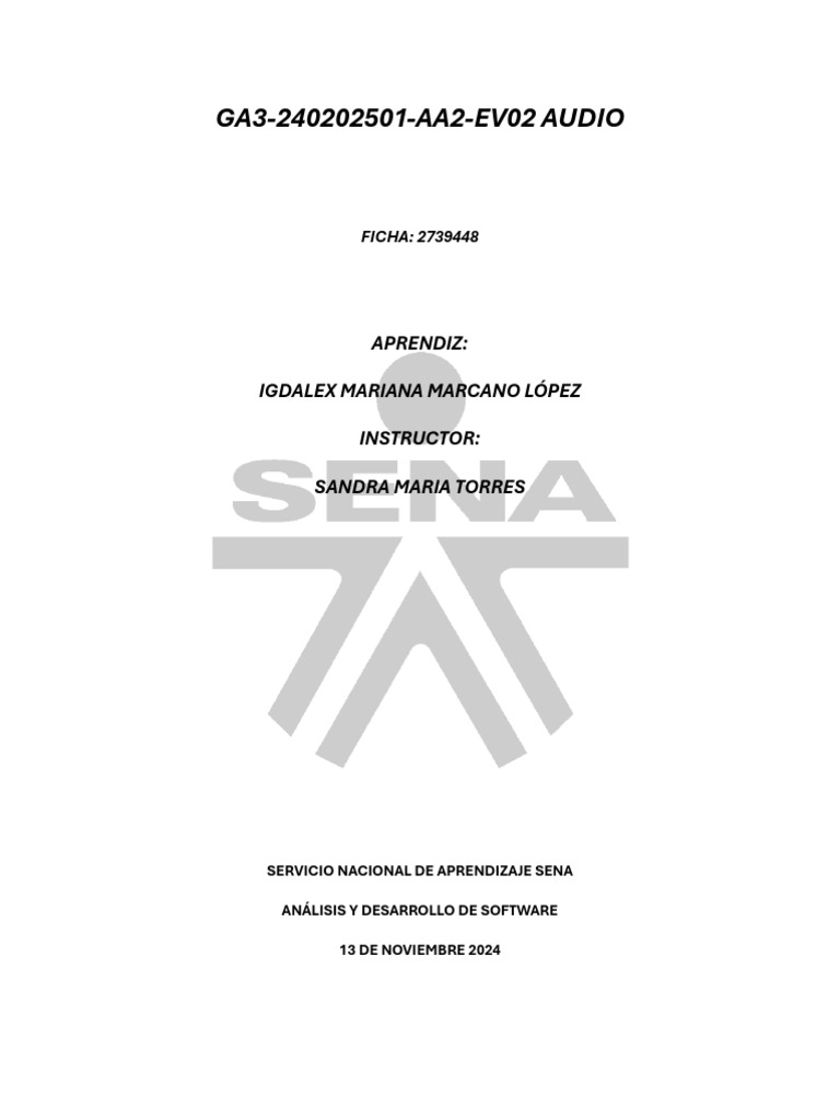 GA3-240202501-AA2-EV02. Audio 2 | PDF