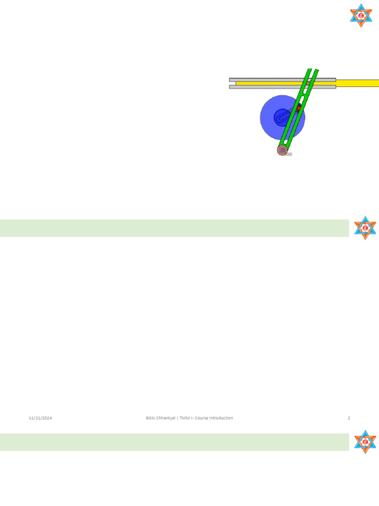 0.0 TMM - Course Introduction | PDF | Gear | Force