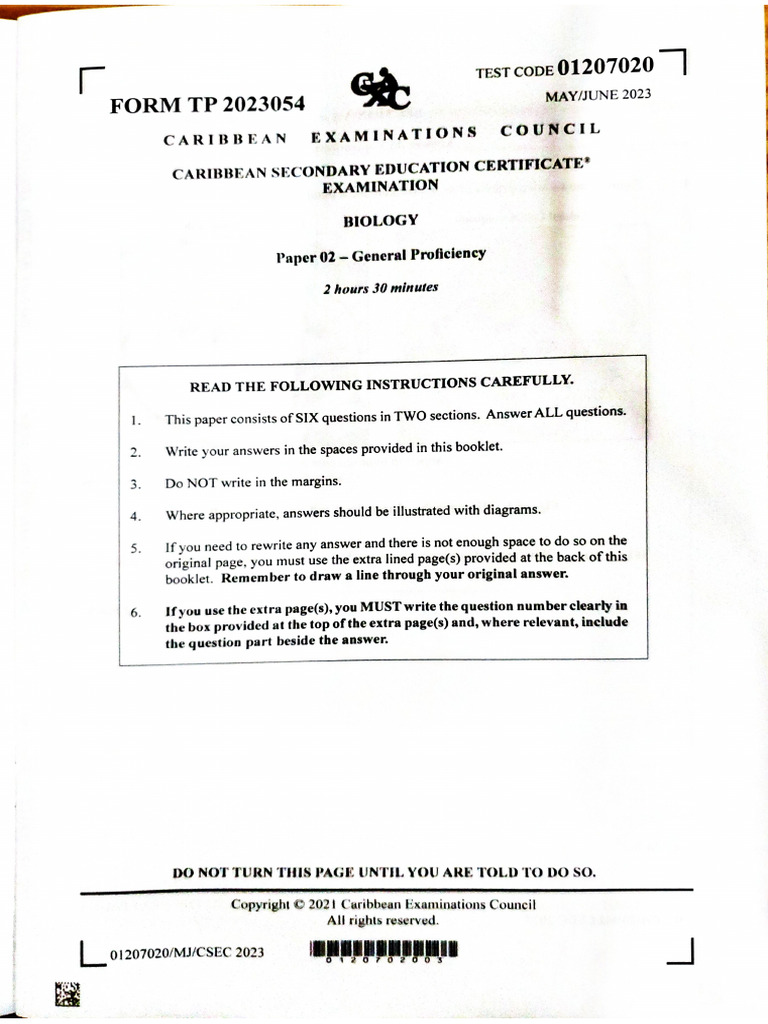 Bio_p2_May_22nd_2023 (1) | PDF | Respiratory System | Lung
