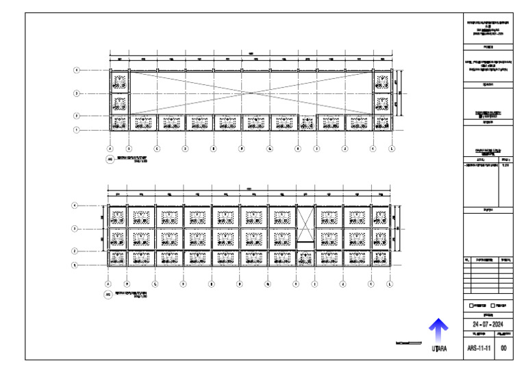 13-Rencana Keyplan Plat Lantai Dan Rencana Keyplan Plat Atap | PDF