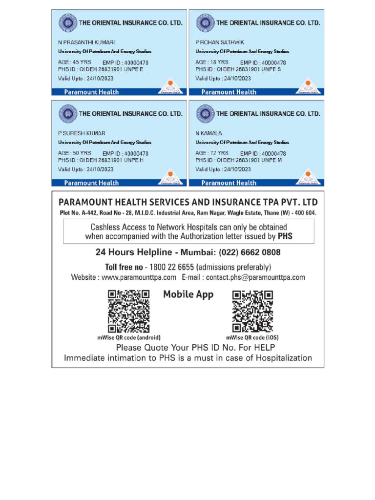 Health Card | PDF