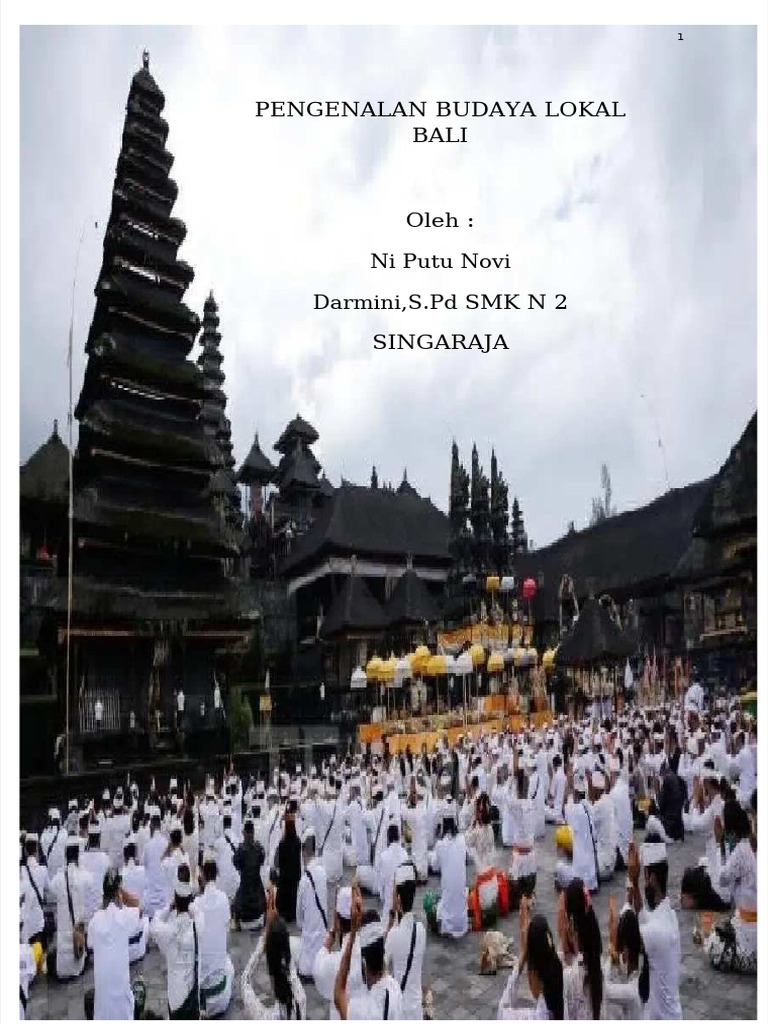 PDF Modul p5bk Kearifan Lokal | PDF