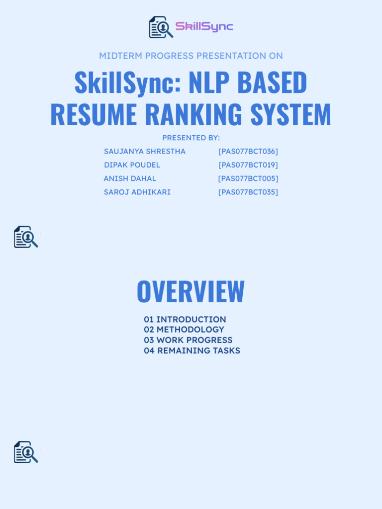 SkillSync Midterm Presentation | PDF | Software Engineering | Computer Programming