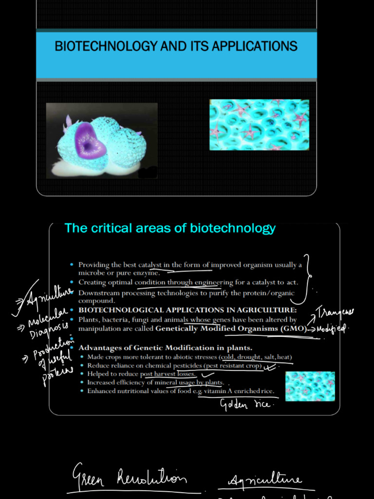 Biotechnology and Its Application | PDF