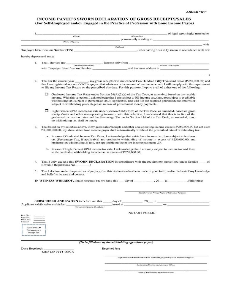 Annex A1 Bir | PDF