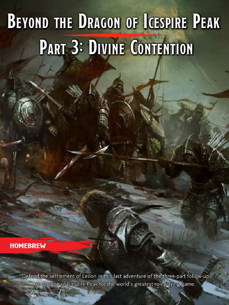 Part 3_Divine Contention | PDF | Dungeons & Dragons | Forgotten Realms