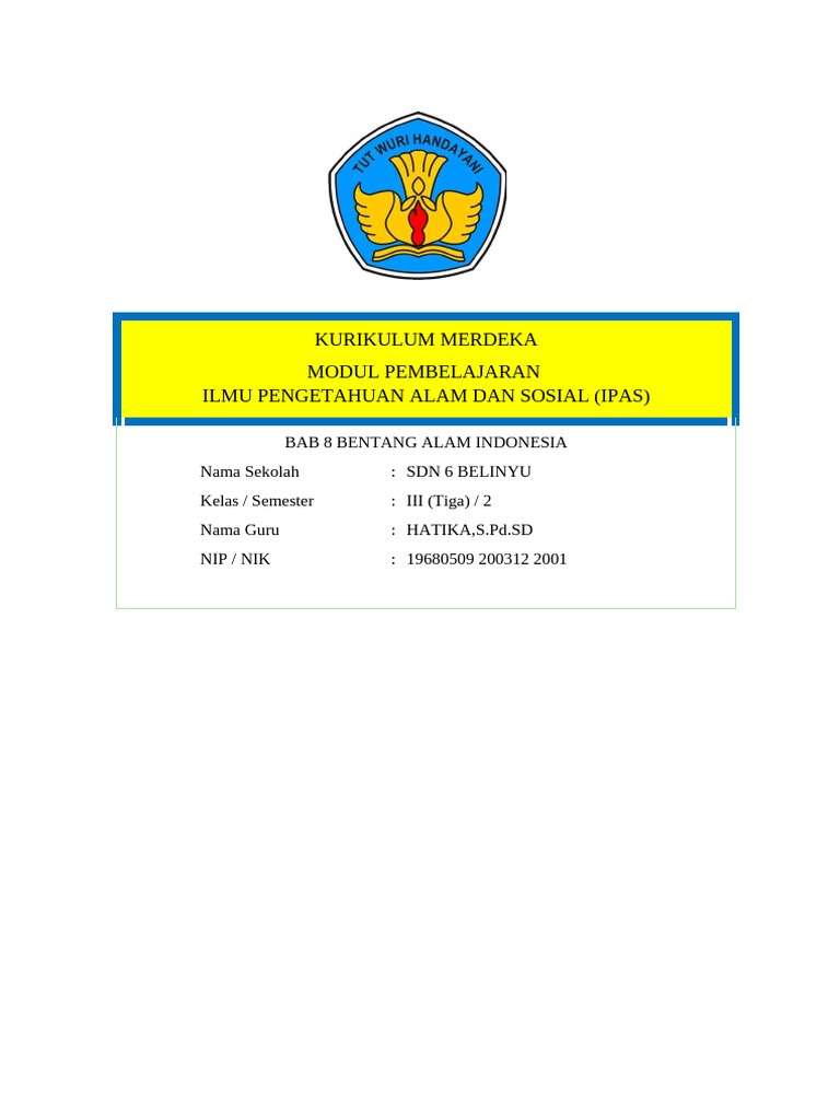 Modul Ajar Bab 8 | PDF