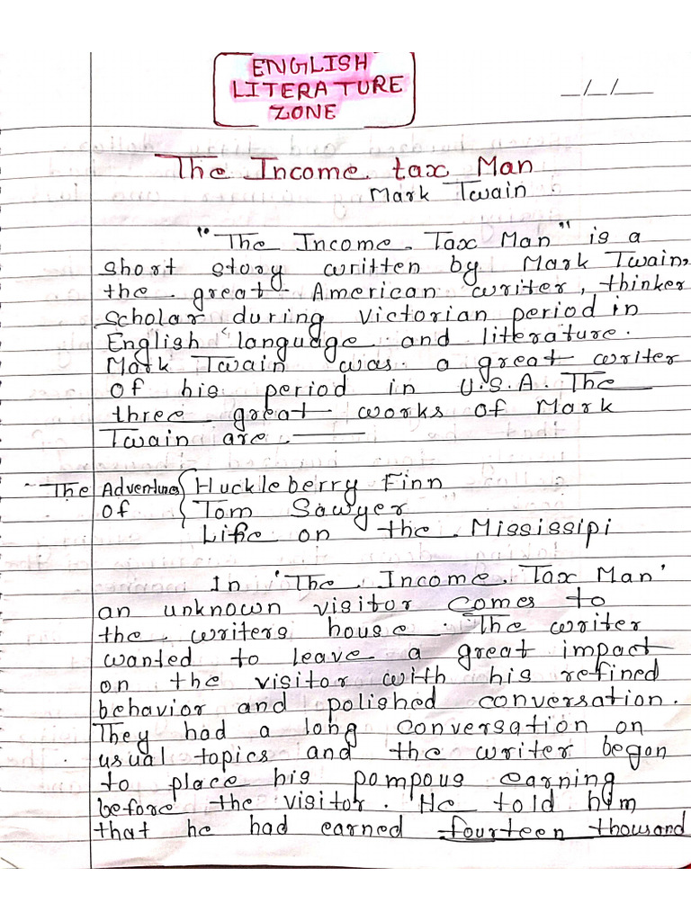 The Income Tax Man | PDF