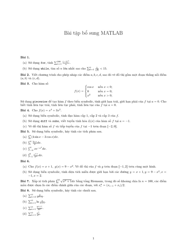 BT Matlab Bo Sung | PDF