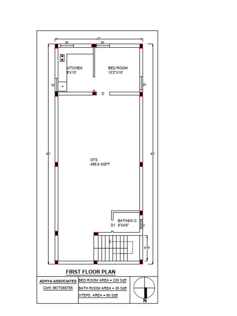 Mis - Kavitha First Floor Plan | PDF