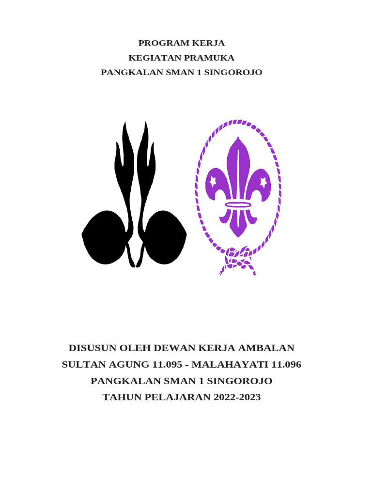 PROGRAM KERJA Pramuka 22-23 | PDF