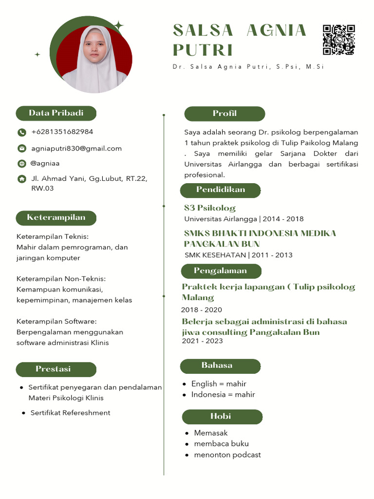 CV (Salsa Agnia Putri).PDF 2 | PDF