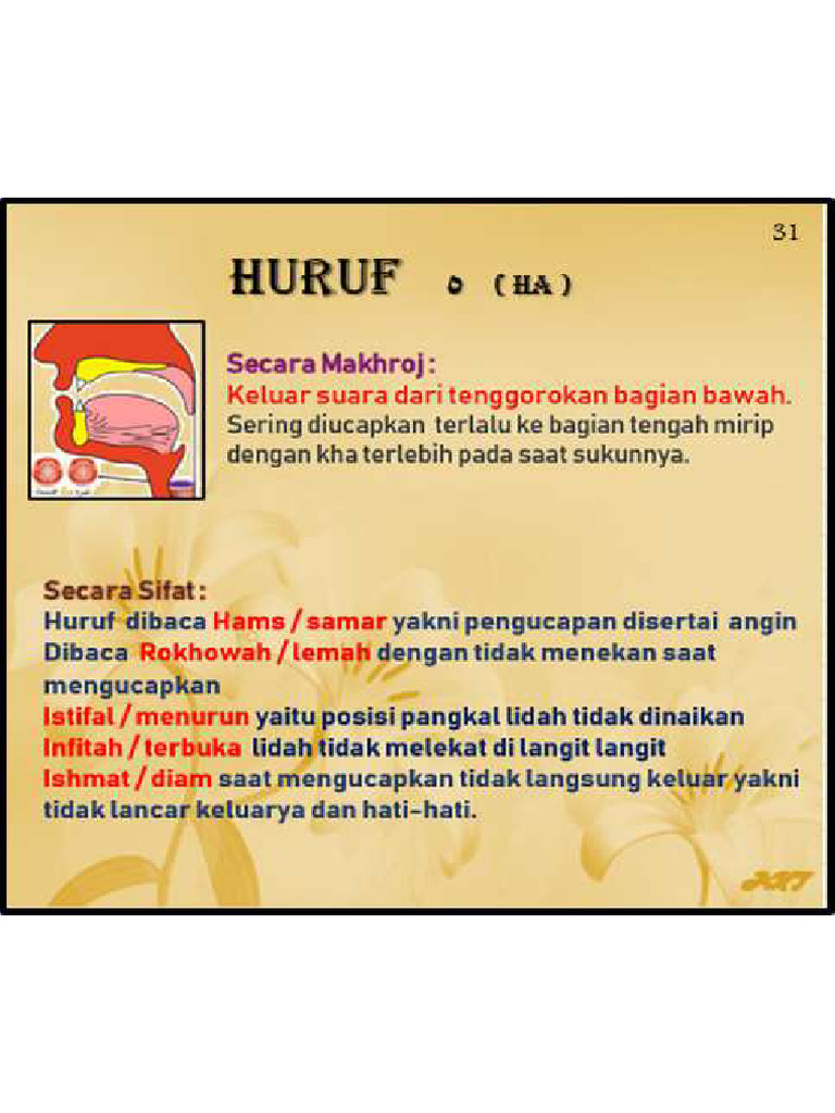 31.-Huruf-Ha Yapisalbadr - Org | PDF