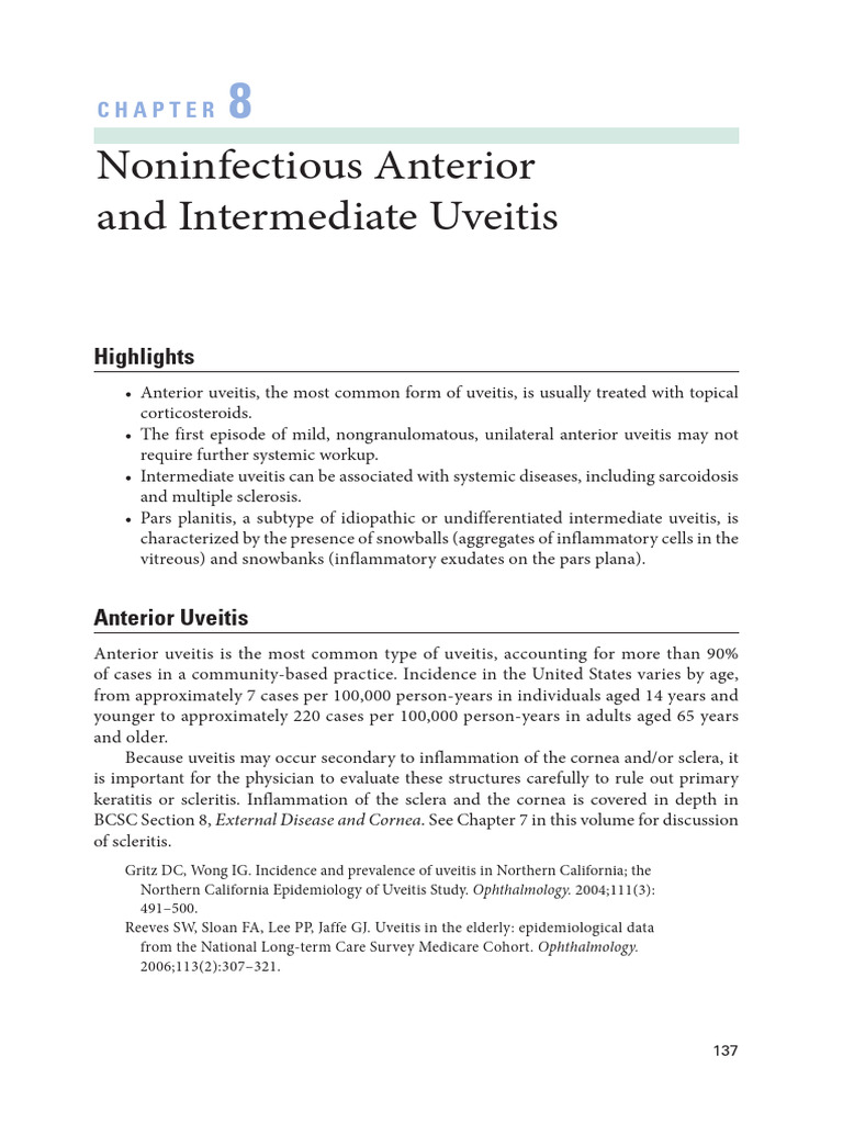 9.uveitis and Ocular Inflammation - Compressed (154-180) | PDF | Arthritis | Inflammatory Bowel ...