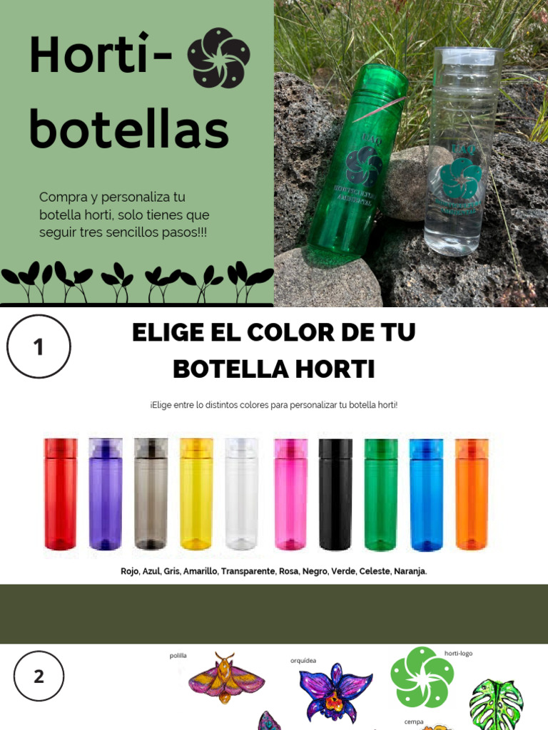 Horti Botellas | PDF | Arco iris | Diseño gráfico