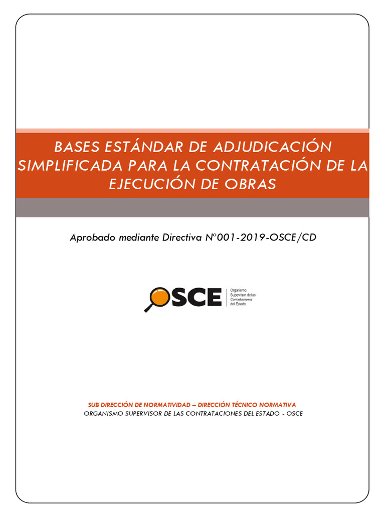 10.Bases Estandar AS 46 IOARR DRENAJE MARIANO MELGAR OK_20241218_121653_250 | PDF | Apelación ...