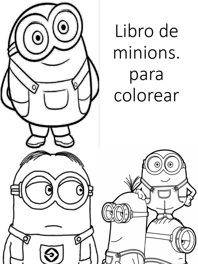 Libro para Colorear de Minions | PDF