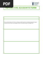 Reflective Accounts Form New | PDF