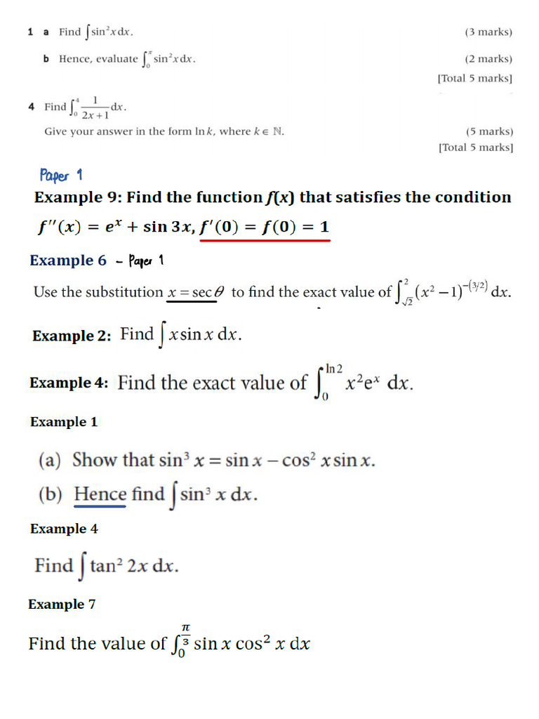 INTEGRATION | PDF