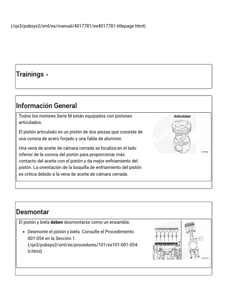 Pistón ISM | PDF | Pistón | Aluminio