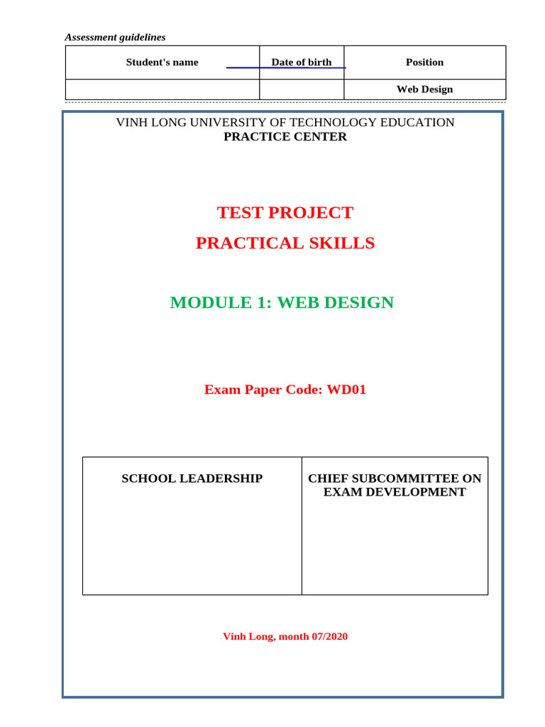 Module 1 - Web Design - WD05 | PDF | Web Design | World Wide Web