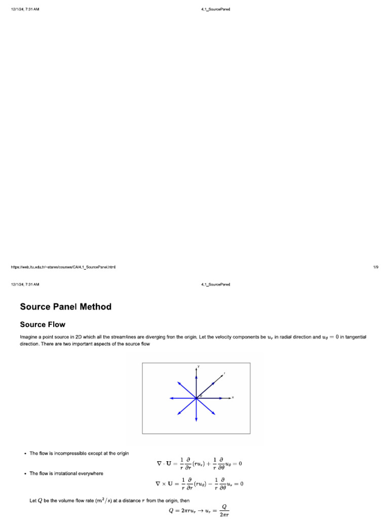 Good - Source Panel Method-1 | PDF