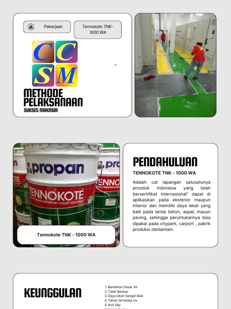 Cat Akrilik Tennokote TNK-1000 WA | PDF