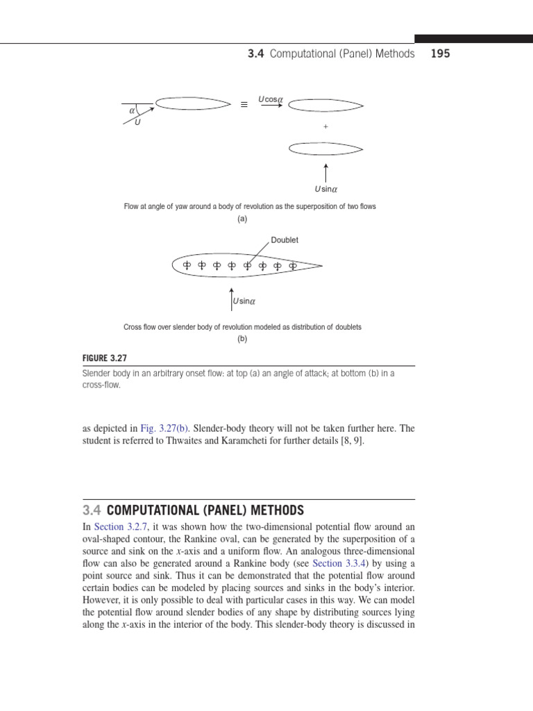 Computational Panel Methods in Aerodynamics | PDF | Euclidean Vector ...
