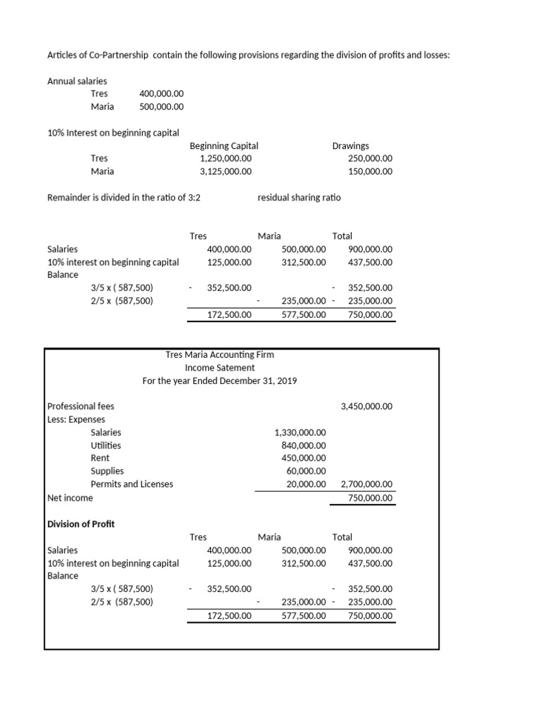 Lecture Partnership Fs Preparation Correction of Errors | PDF | Expense | Net Income