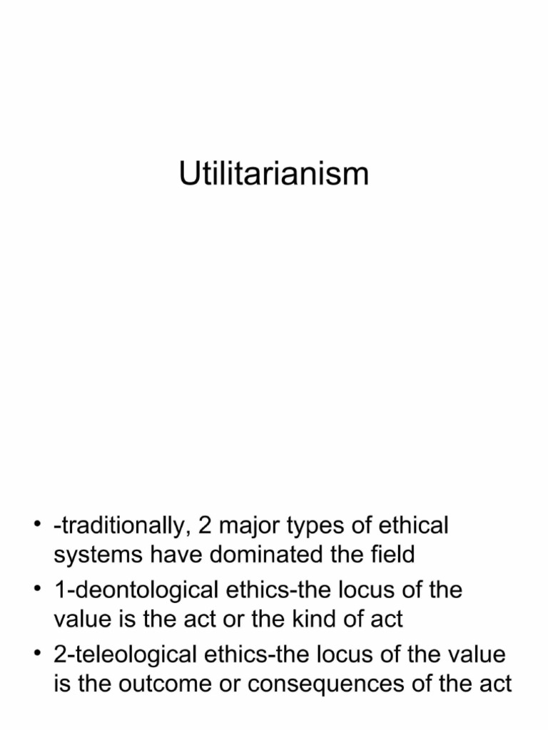 Utilitarianism 4 GEC 7 | PDF