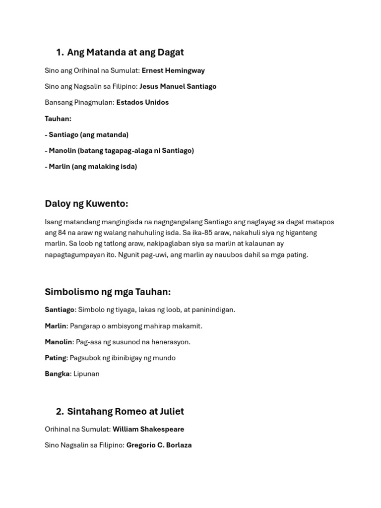 Filipino 2nd Quarter Reviewer | PDF