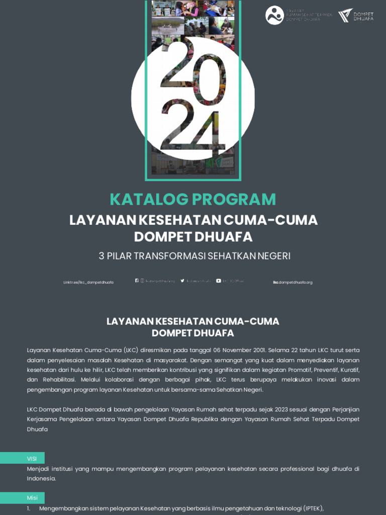 Katalog Program LKC Dompet Dhuafa 2024 | PDF