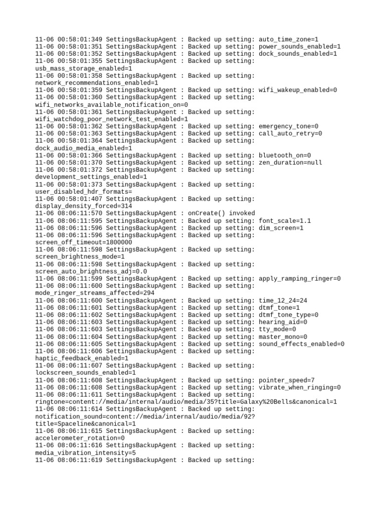 Settings Provider | PDF | Computing Platforms | Software