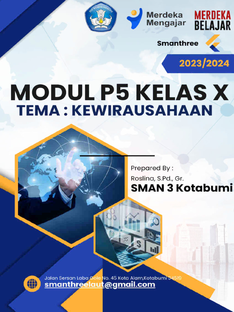 Modul Projek - Modul Kewirausahaan SMA Fase E - Fase E | PDF