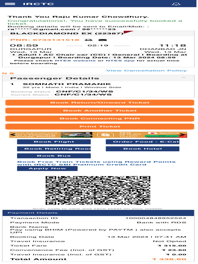 IRCTC Next Generation eTicketing System | PDF