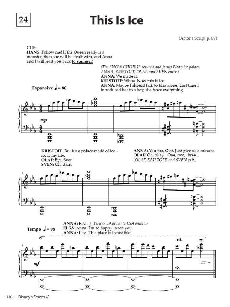 this is ice | PDF | Musical Theatre Characters | Scandinavian People
