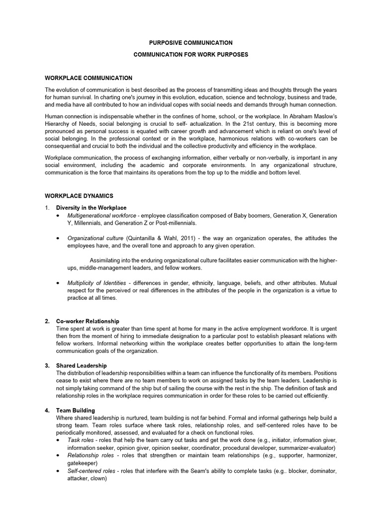 Effective Workplace Communication Guide | PDF | Blood Pressure | Pulse