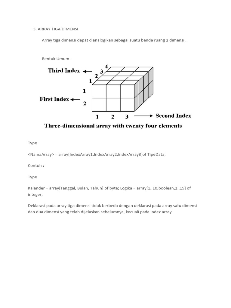 ARRAY TIGA DIMENSI-dikonversi | PDF